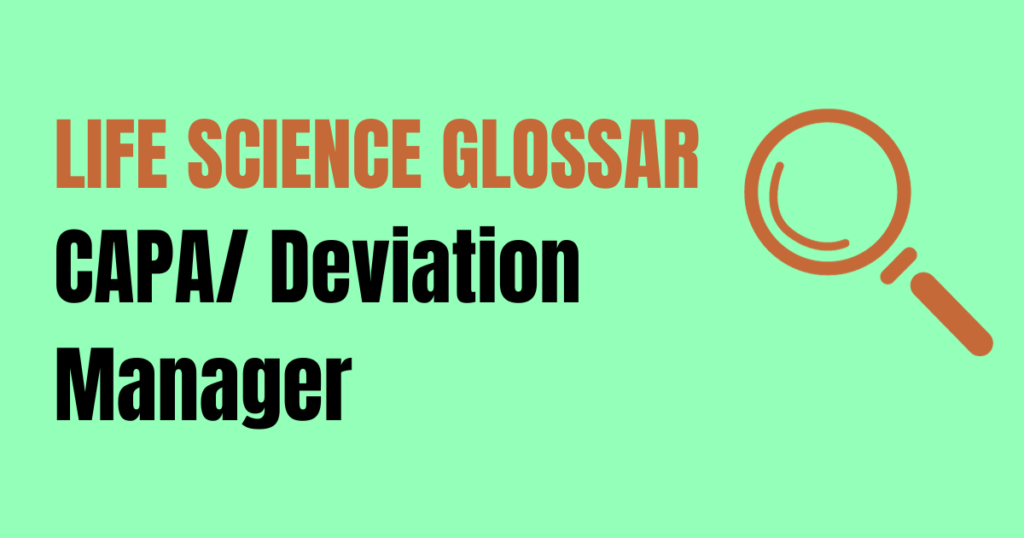 CAPA Deviation Manager - Lamm HR